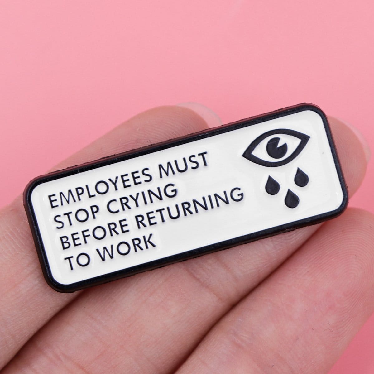 Employees must stop crying before returning to work